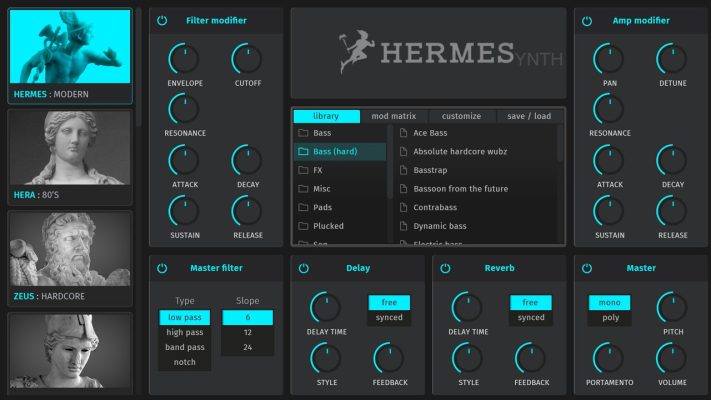 Hermesynth VST Plug-in + Dark Trap & Rare Expansion - ReverBay VST Market