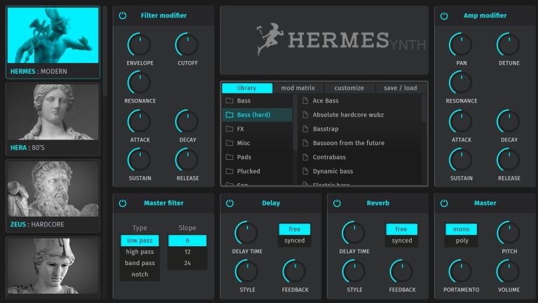 Hermesynth VST Plug-in + Dark Trap & Rare Expansion - ReverBay VST Market