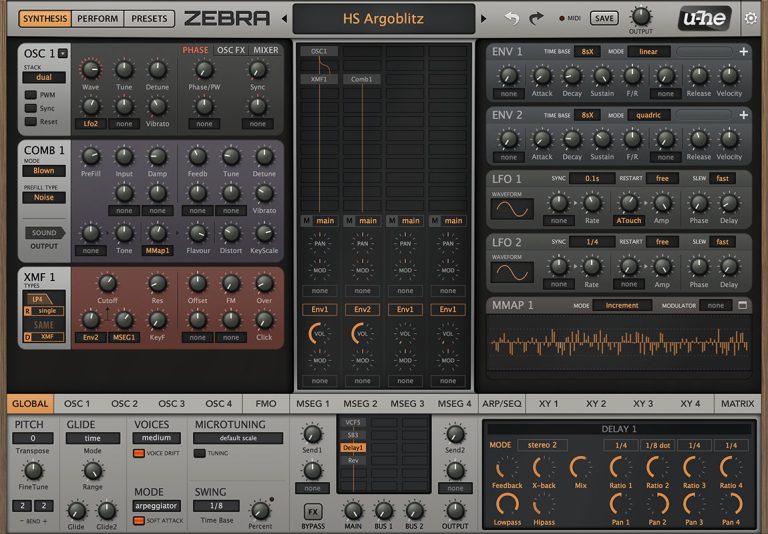 u-he Zebra Legacy – Zebra2 VST | ReverBay VST Market